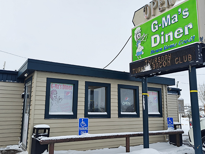 Winter or summer, G-Ma's Diner stands ready to wrap you in a warm blanket of comfort food that rivals your actual grandmother's.