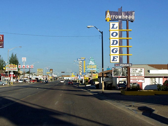 Downtown Gallup showcases the architectural character that Route 66 made famous. No chain stores here&mdash;just authentic New Mexico charm.
