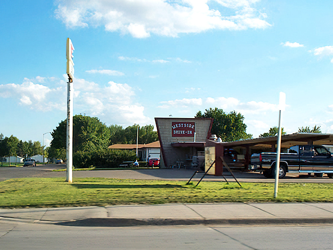 The Westside Drive-In stands as a retro reminder that affordable dining and community gathering spots still exist.