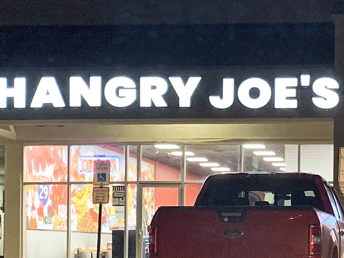 When the sun goes down, Hangry Joe's lights up &ndash; much like your taste buds will after one bite.