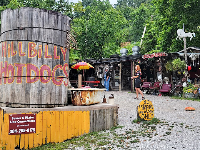 Part theme park, part hot dog stand&mdash;Hillbilly Hot Dogs delivers flavor with a side of unforgettable atmosphere.