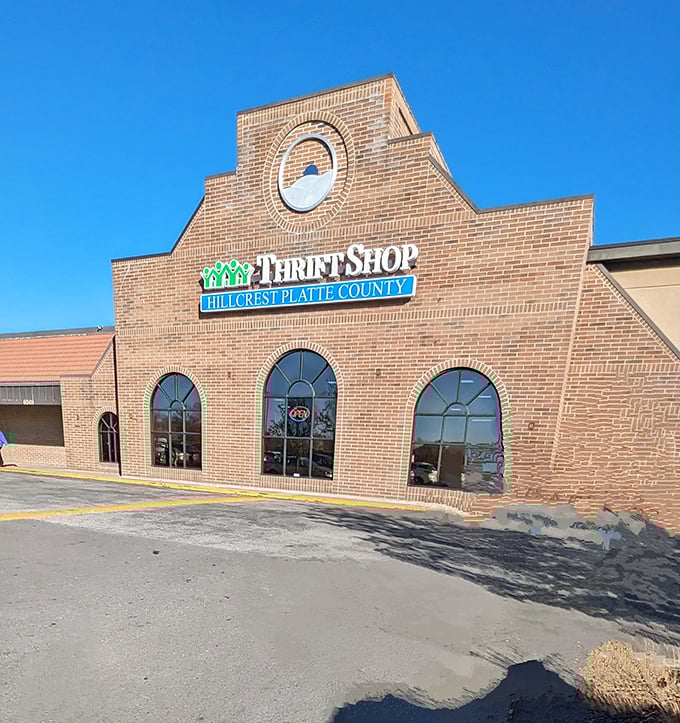 Hillcrest's distinctive crown logo hints at the royal treatment your wallet will receive inside this brick-fronted bargain kingdom.