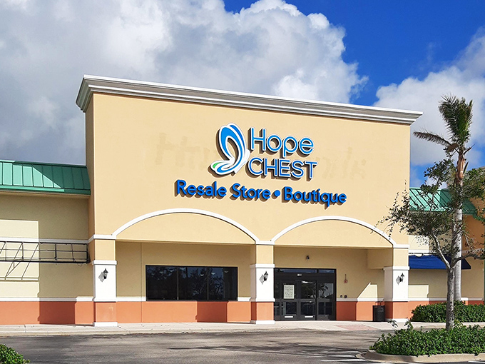 Palm trees and possibilities! Hope Chest combines Florida charm with carefully curated secondhand treasures in a bright, welcoming space.