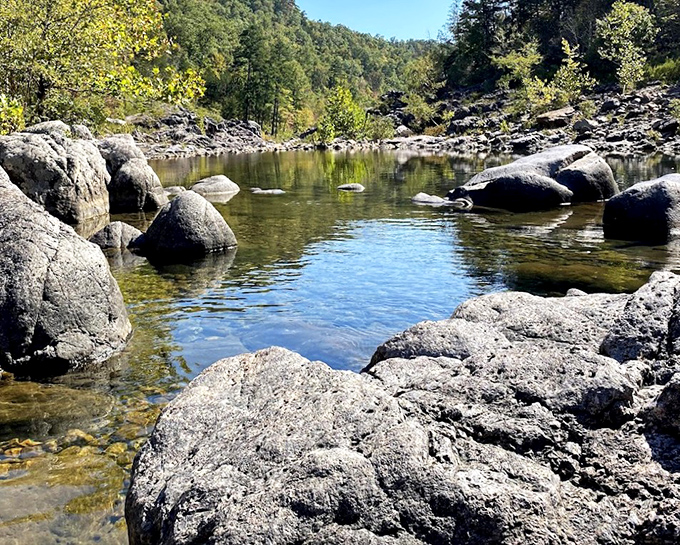 Clear water, smooth stones, and not a waterpark line in sight. Johnson's Shut-Ins proves the best attractions were designed by geology, not engineers.