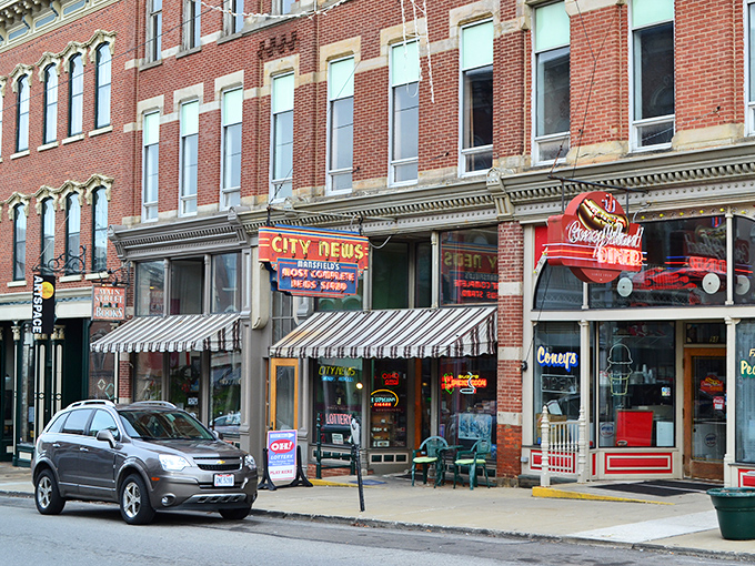 Mansfield's architectural gems stand proudly along streets where your Social Security check can actually cover more than just utilities.
