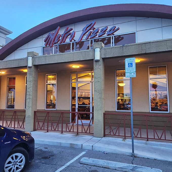 Behind these unassuming windows lies pizza that's outlasted countless Vegas Strip attractions.