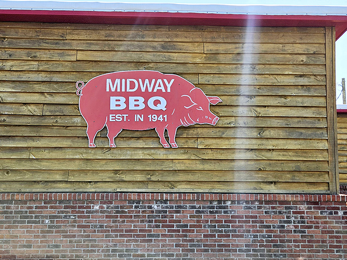 Established in 1941, Midway's pig sign has watched generations come for the same smoky goodness. Some traditions are worth preserving forever.