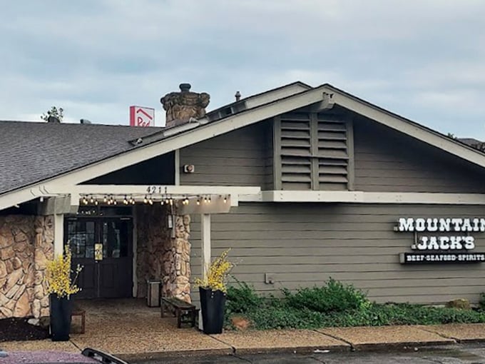 The welcoming facade hints at hearty steaks and warm hospitality that's been satisfying Lafayette appetites for countless meals.