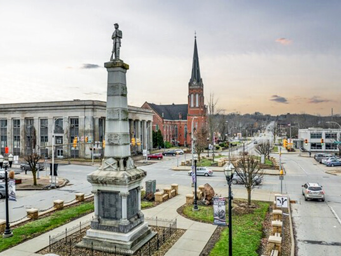 The stately architecture of New Castle whispers stories of yesteryear, while offering today's retirees affordable small-town living.