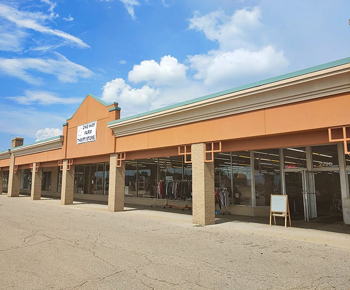 This unassuming storefront houses countless treasures. One person's donations become another's delightful discoveries.