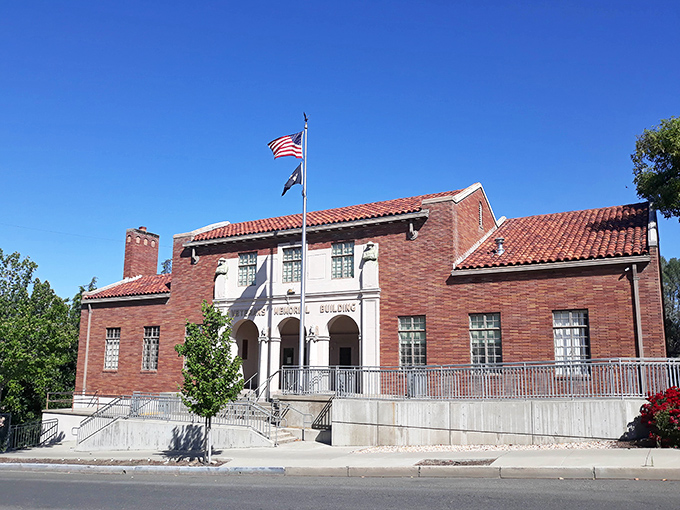 Oroville's stately courthouse stands proud as a brick sentinel, proving that some architecture ages like fine wine instead of milk.