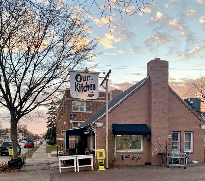 Where winter's chill meets the warmth of fresh coffee and the sizzle of breakfast perfection.