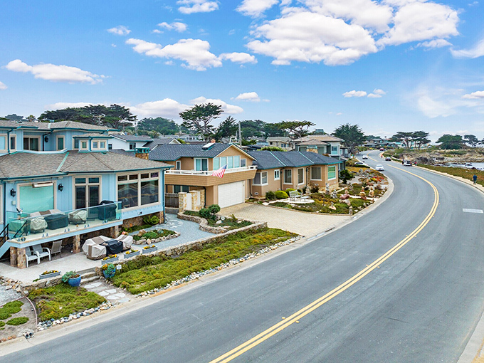 Houses with million-dollar views line Pacific Grove's scenic roads, where residents wake up to ocean panoramas most people only see in dreams.