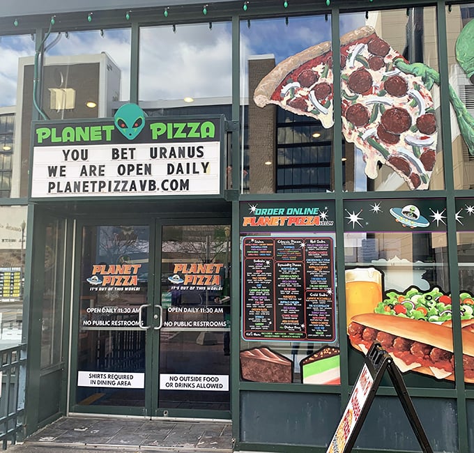 When extraterrestrials finally visit Earth, they'll probably ask for directions to this cosmic pizza paradise first.