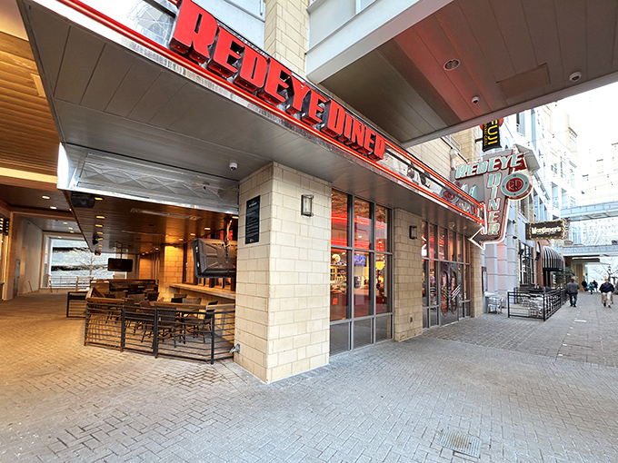 Those art deco doors are portals to a world where breakfast is served with big-city flair and small-town friendliness.