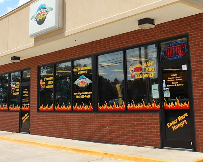 Don't let the simple storefront fool you—Ridge View's giant BBQ sandwiches have caused many a jaw to drop. Flavor hiding in plain sight!