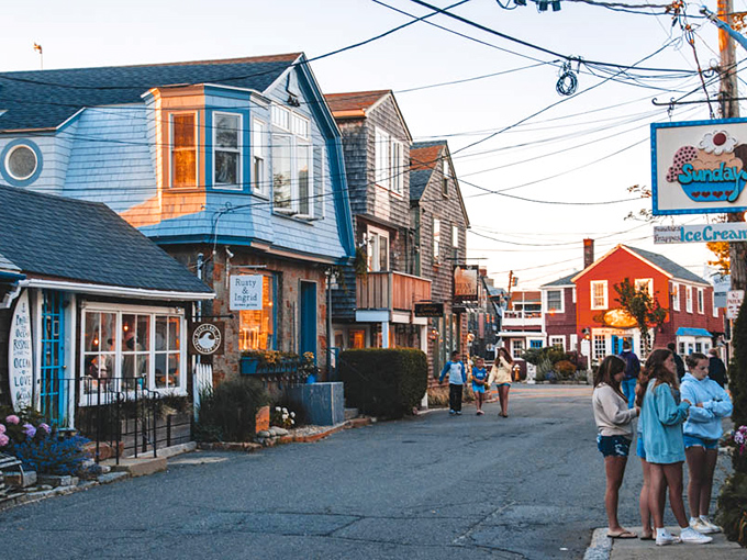 Bearskin Neck stretches into Rockport Harbor like a painter's dream, where every angle begs for an easel.