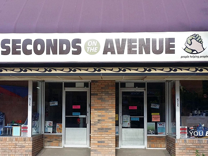 Behind these doors at Seconds on the Avenue lies a treasure trove of possibilities - all at prices that seem too good to be true.