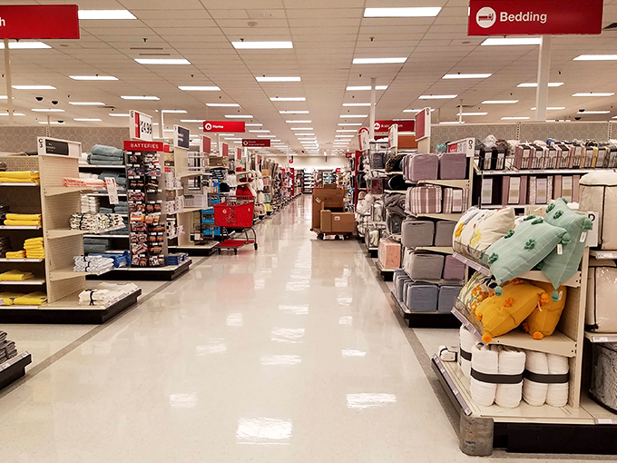 Clean, bright, and organized - this Target proves that retail therapy can be both beautiful and budget-friendly.