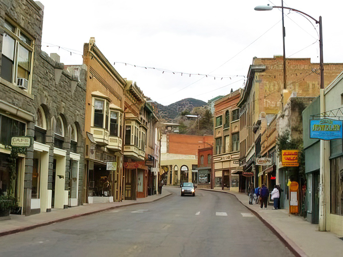 Strolling down this preserved slice of Arizona history feels like time travel without the complicated science. The mountain backdrop adds drama to an already picture-perfect scene.