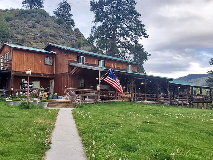 Nestled against Montana hillsides, this rustic retreat proves great steakhouses don't need fancy zip codes.