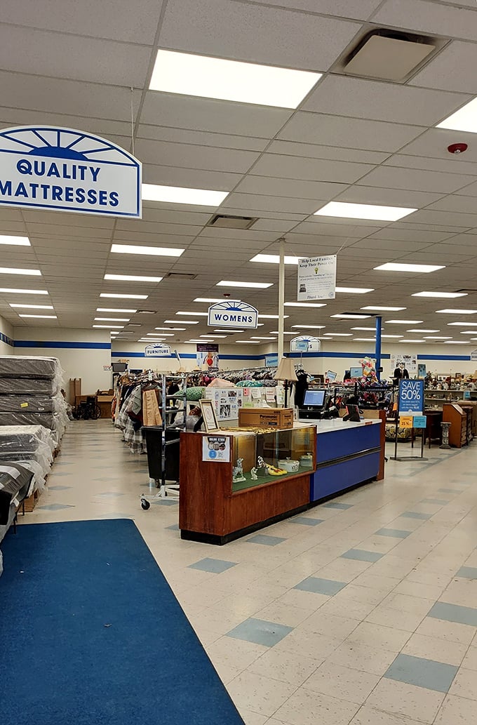 Quality mattresses and wide aisles? This isn't your grandmother's cluttered thrift store&mdash;it's an organized bargain paradise!