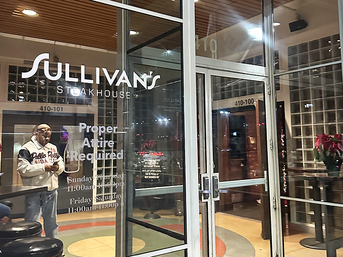 Sullivan's elegant entrance sets the stage for a steak performance that deserves a standing ovation.