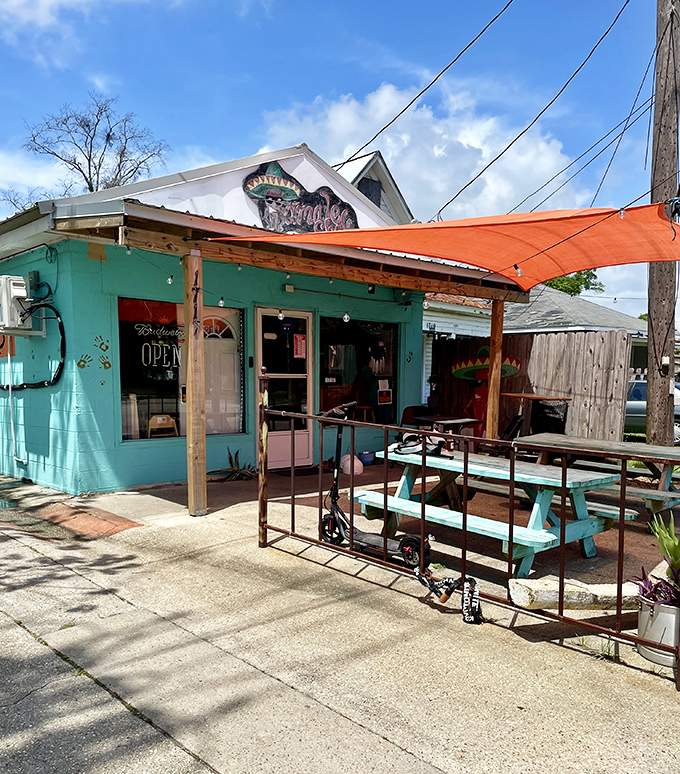 Picnic tables, string lights, and tamales that would make your grandmother jealous. The Tamale Shak's patio practically begs you to linger.