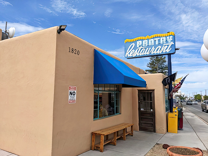 Simple storefronts often hide the most extraordinary morning meals &ndash; this one's no exception. 