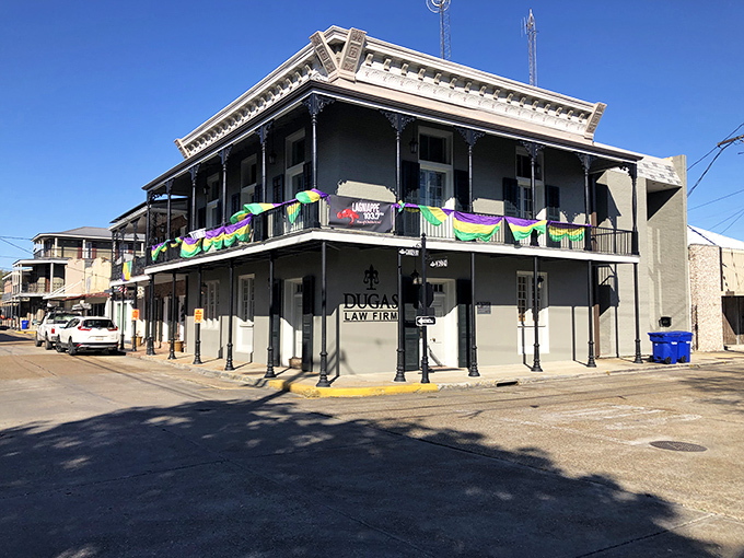 This stately building in Thibodaux represents the solid value you'll find throughout town – substantial living without substantial costs.
