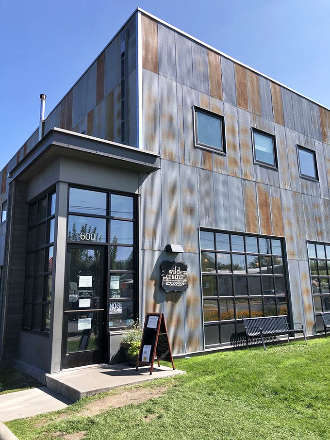 Behind these metal walls and glass windows, bakers craft croissants that would make a Parisian weep with joy.
