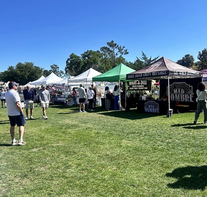 The colorful tent city of Winter Park's market offers a weekly treasure hunt where the prize is always delicious.