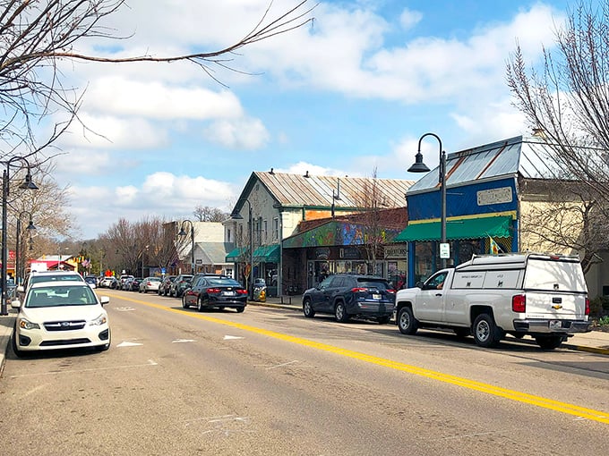 Main Street in Yellow Springs offers a parade of small businesses where your retirement dollars last longer than those hipster beards.