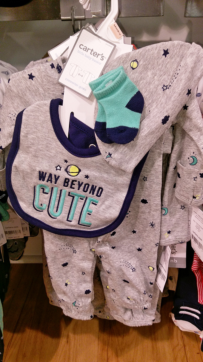 Way Beyond Cute indeed! Carter's baby clothes that make grandparents reach for their wallets faster than you can say "growth spurt."