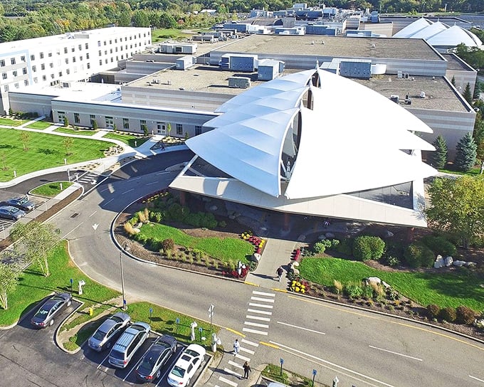 Bally's Twin River Lincoln Casino Resort's modern architecture creates a striking contrast to the town's historic character&mdash;Vegas meets Yankee ingenuity.