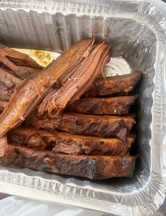 Brisket so perfectly smoked it makes vegetarians question their life choices. That bark! That smoke ring!