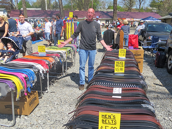 Belt heaven stretches as far as the eye can see. The leather lineup where fashion meets function, all priced to move.