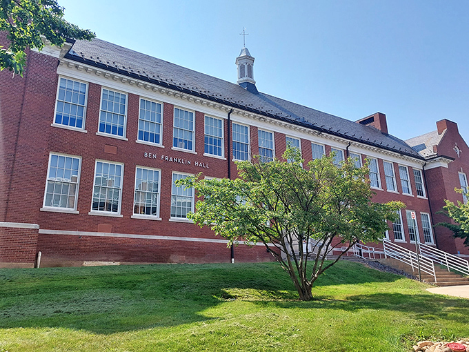 Ben Franklin Hall stands as a testament to Bloomsburg University's presence, bringing cultural richness and lifelong learning opportunities to residents.