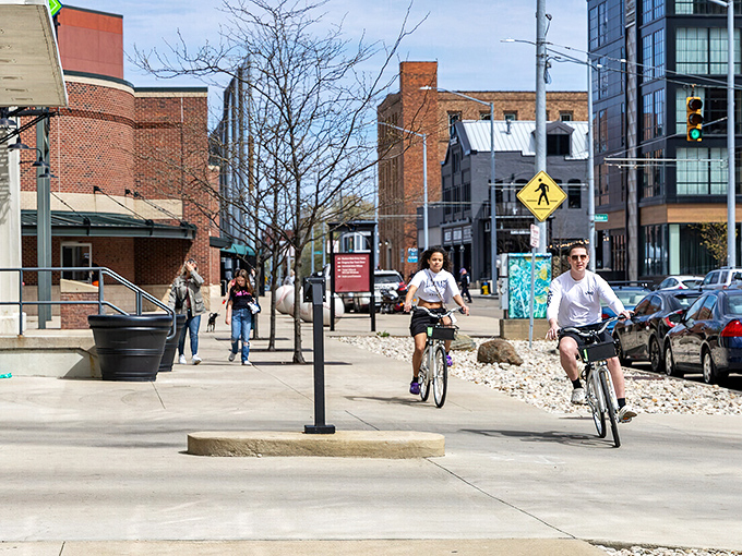 In Grafton, bicycles aren't just transportation&mdash;they're freedom machines that connect downtown's brick-lined streets with neighborhoods where everyone knows your name.