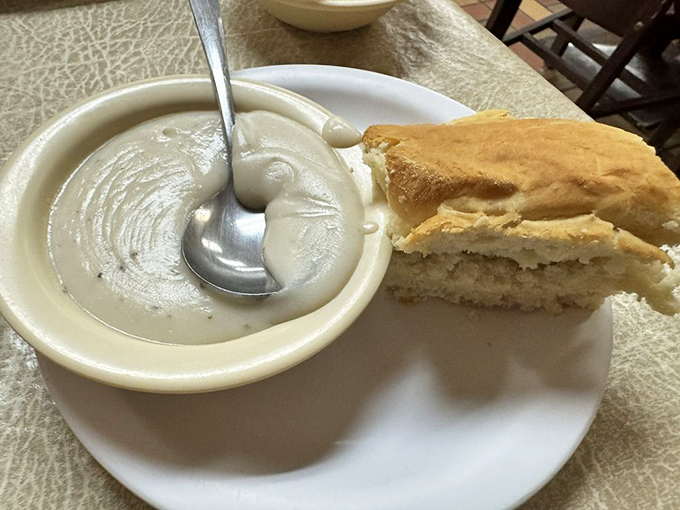 This is what breakfast looks like when it's not trying to be photographed &ndash; just devoured.