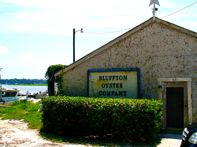 The humble exterior of Bluffton Oyster Company belies the treasures within. Where seafood doesn't get any fresher unless you're wearing scuba gear.