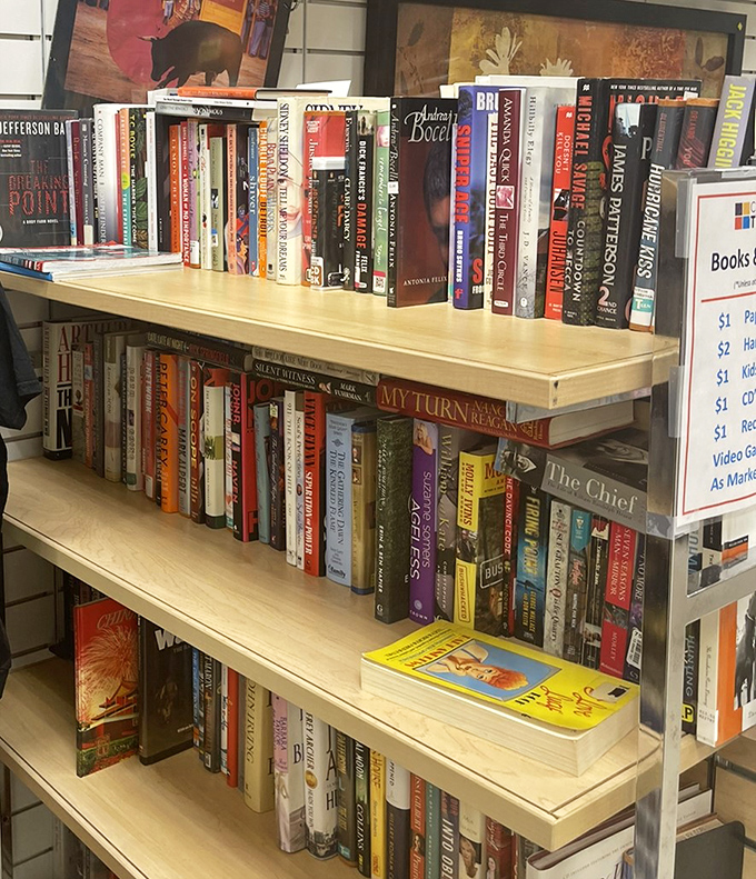 These books have stories beyond their pages, each spine representing someone's finished journey and your new beginning.