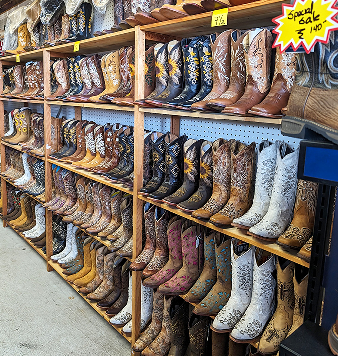 Boot paradise! Every Texan knows a good pair of boots isn't just footwear&mdash;it's a lifestyle statement and possibly a second mortgage.