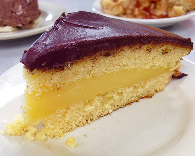 Layer upon layer of happiness. This Boston cream pie doesn't need filters or fancy plating&mdash;just your undivided attention.