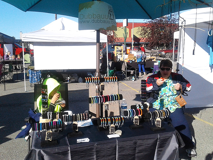 Jewelry that tells Alaska's story—where else can you find accessories that have probably seen more wilderness than most tourists?