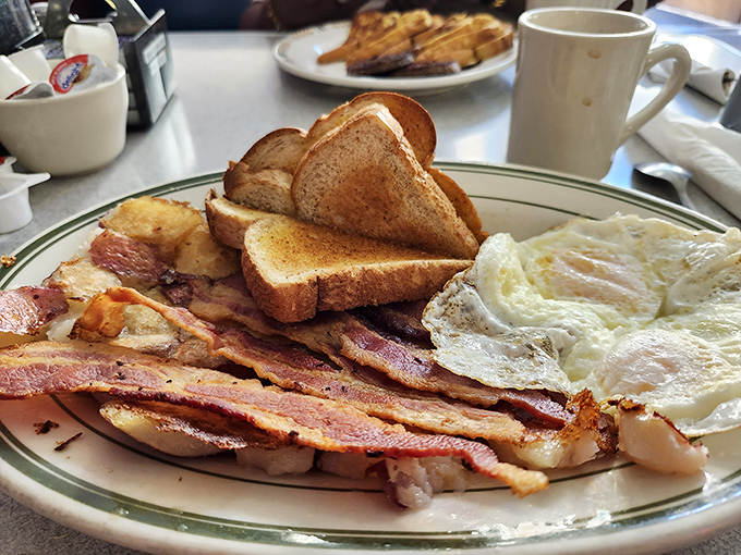 Breakfast perfection isn't complicated&mdash;just eggs with edges crispy enough to make you pause mid-conversation to appreciate them.