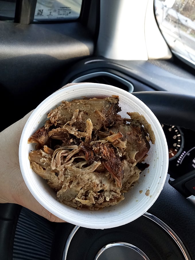 Car dashboard dining at its finest &ndash; this brisket doesn't need fancy china to make your taste buds stand at attention.