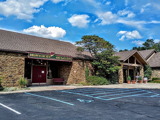 The Brown County Art Gallery isn't pretending to be the Louvre&mdash;it's something better: an authentic showcase of Midwestern artistic vision housed in honest Indiana limestone.