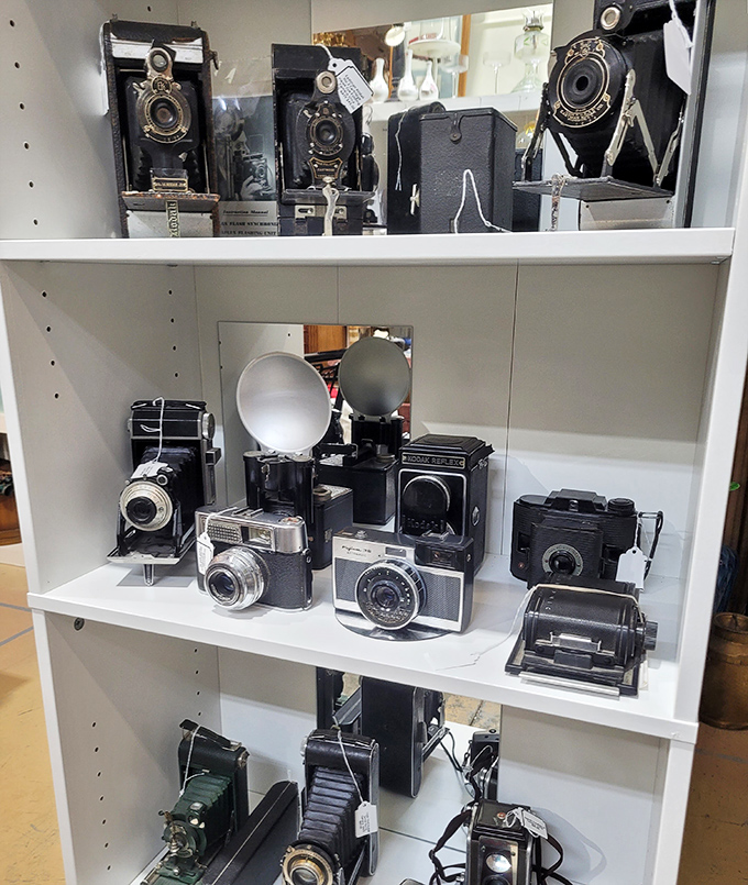 Kitchen tools with soul &ndash; when cooking wasn't just about speed but craftsmanship. That wooden spoon rack would make any home chef swoon.