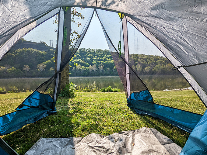 Riverside camping with a million-dollar view that no luxury hotel could match&mdash;nature's five-star accommodations without the pretentious concierge.